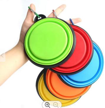 Cina Ciotola portatile lenta 350ml 1000ml del cane di viaggio di acqua della ciotola del cane dell'alimentatore del cane in vendita
