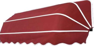 China Sunshade Retractable French Awning Circular Arc Shaped Window Canopy Awning for sale