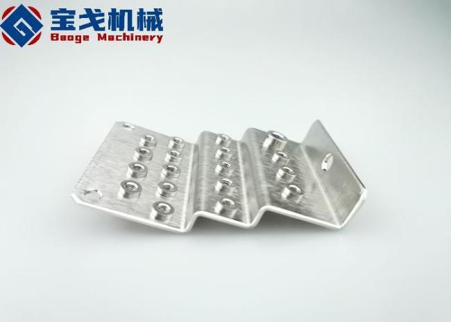 Multi-Bend Perforated Nickel-Plated Custom Copper Bus Bar for Power Product