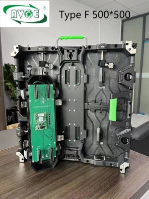 중국 IP65 P3.91 단계 임대 LED 디스플레이 패널 다중점곡선 내각 판매용