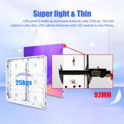 중국 6500K LED 디지털 사이니지 디스플레이 P10 방수 알루미늄 캐비닛 960x960 25kg 판매용