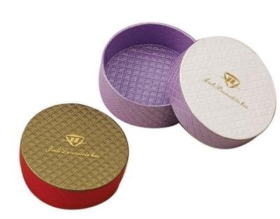 Cina Scatola per imballaggio cosmetico di forma rotonda Servizio personalizzato accettato in vendita
