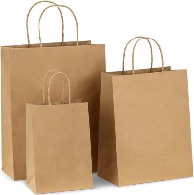 Cina Borsa per imballaggio Kraft marrone Borsa per la spesa in carta Kraft accettata su misura in vendita