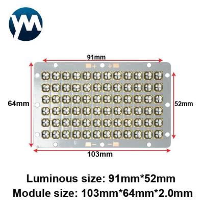 中国 紫外線LEDモジュール720W紫外線LEDの高い発電モジュールの水晶レンズ ランプのビード 販売のため