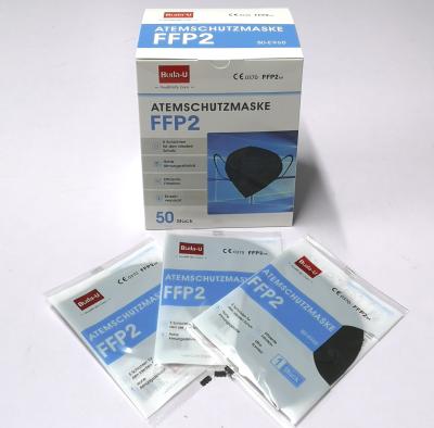 Cina Maschera di protezione d'imballaggio tedesca FFP2, maschera di protezione della semimaschera FFP2 di filtraggio della particella FFP2 in Germania in vendita