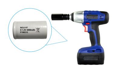 Cina NiCd D 1.2V 4000MAH Capacità della batteria della formula chimica Batteria polimerica al litio per batteria medica 72200 in vendita