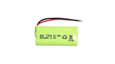 Κίνα NI-MH 2.4V 600MAH Σφραγισμένος τύπος NiMH μπαταρία επαναφορτιζόμενη Χωρίς επίδραση μνήμης Δυνατότητα μακράς διάρκειας προς πώληση
