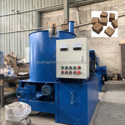 Chine Machines à briquette à piston à combustible de biomasse bleue pour la fabrication automatique de sciure de bois à vendre
