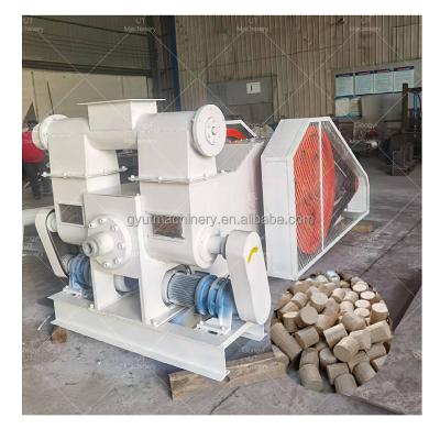 Chine Machines à briquette à piston à combustible de biomasse bleue pour la fabrication automatique de sciure de bois à vendre