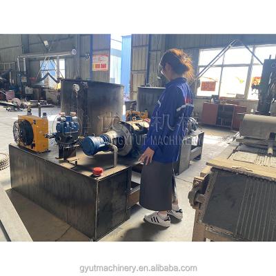 Chine 60 mm 70 mm 80 mm cylindrique en forme de fumier de cheval Briquette press machine pour les éclats de bois à vendre