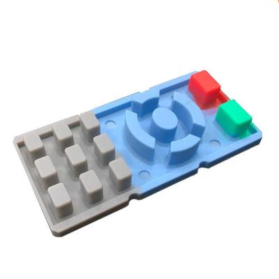 Cina Tasti in gomma di silicone a stampa su tela di seta in vendita
