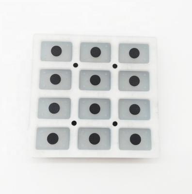 Cina Tasti in gomma di silicone a stampa su tela di seta in vendita
