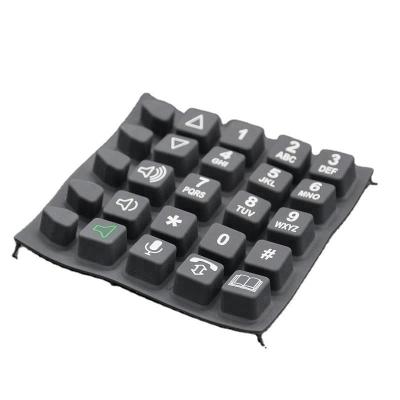 중국 사용자 지정 실리콘 키보드 원격 제어 POS 버튼 유연 키 판매용