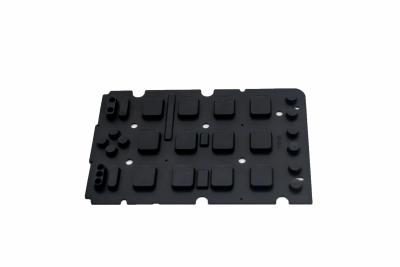 China Customized Logo Silicone Rubber Keypads With Optional Backlight And LED for sale