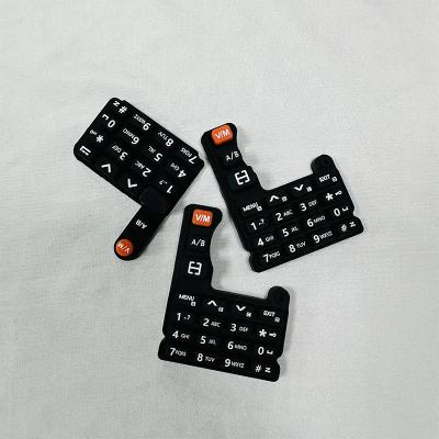 Cina Buttoni di gomma di silicone personalizzati con alta qualità e consegna rapida in vendita
