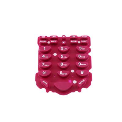 중국 맞춤형 실리콘 탄성 버튼, 실리콘 고무 버튼 몰드 맞춤 제작 판매용