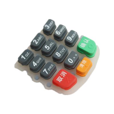 中国 シリコンキーボード 電気 を 導く 導電性 の 炭素 粒子 を 用いる ゴム キーボード の 置き換え 販売のため