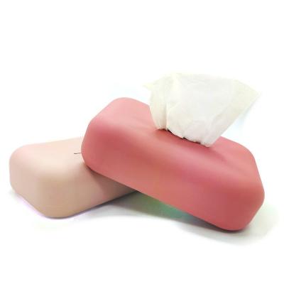 China Silicone Multi-Color Tissue Box With Customizable Logo For Daily Use for sale