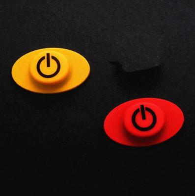 China OEM 70 Shore A Laser Etched Rubber Keyboard Keys for sale