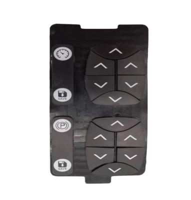 China OEM 70 Shore A Laser Etched Rubber Keyboard Keys for sale