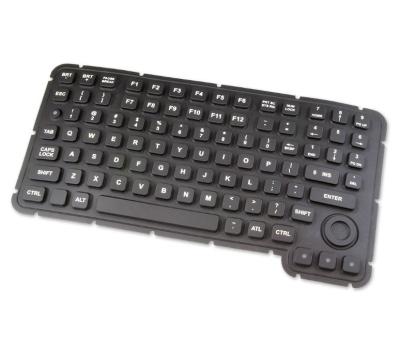 China OEM 70 Shore A Laser Etched Rubber Keyboard Keys for sale
