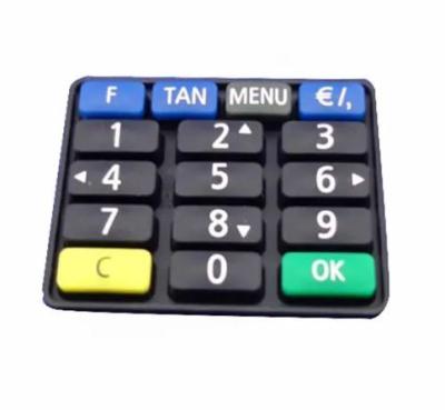 China Remote Control Conductive Carbon Pellet Button Silicon Rubber Keyboard 70 Shore A for sale