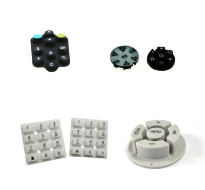 China Remote Control Conductive Carbon Pellet Button Silicon Rubber Keyboard 70 Shore A for sale