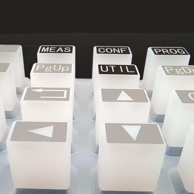 中国 空の印刷のスプレーの感じのシリコーン機械キーボードはカスタマイズした 販売のため