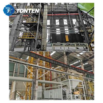 China TONNEN industriële glasbreker productielijn tot zand 6-25t per partij Te koop