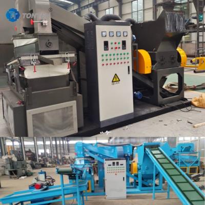 Chine Ligne de recyclage des granulateurs de câbles en cuivre à ferraille de cuivre à vendre