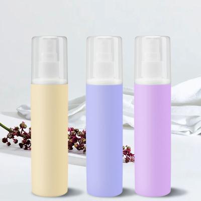 China Cosmetic Packaging 120ml Matte Custom Vacuum HDPE Plastic Pump Airless Air Freshener Cosmetic Spray Bottle for Face Body Care for sale