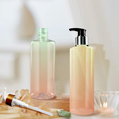 China 350ML 400ML 500ML Hair Care Essential Lotion Shampoo Spray Liquid Plastic Pump Conditioner Dispenser PET Bottles For Hotel Used for sale