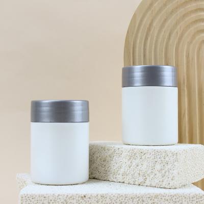 China Hot Sale Plastic HDPE Cosmetic Jar for Eyes Cream Jar for Moisturizing Cream 100g for sale