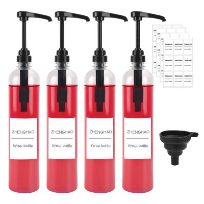 China Good Quality Food Syrup Pump Syrup Plastic Bottle Pump Syrup Dispenser for sale