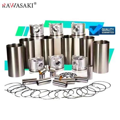 Cina Corredi della fodera del pistone 65.02501-0507 del cilindro 65.01201-0050 del motore dell'escavatore D1146 D1146T DE08 di Doosan in vendita