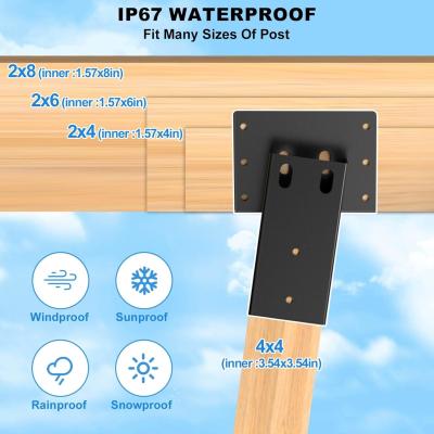 Cina STALLA DELL'ASTANTE DELL'ALBERO DI BEDCIO 4X4 Fratina angolare esterna per la piattaforma di osservazione pergole Swing del mazzo in vendita