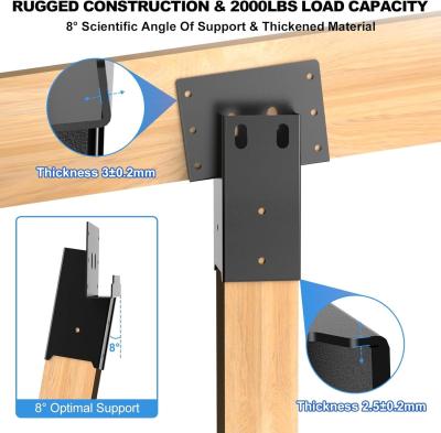 Cina STALLA DELL'ASTANTE DELL'ALBERO DI BEDCIO 4X4 Fratina angolare esterna per la piattaforma di osservazione pergole Swing del mazzo in vendita