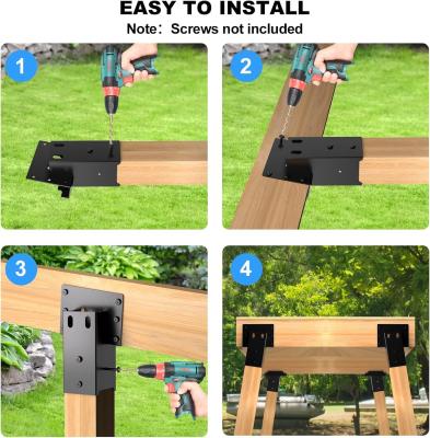 Cina STALLA DELL'ASTANTE DELL'ALBERO DI BEDCIO 4X4 Fratina angolare esterna per la piattaforma di osservazione pergole Swing del mazzo in vendita