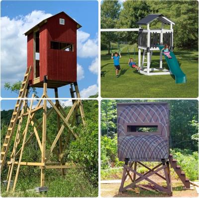 Cina Staffa per elevatori 4x4 Deer Blind Stackt Deer Tree State Outdoor Angle Stackets for Hunting Box Shooting Shacks Platform in vendita