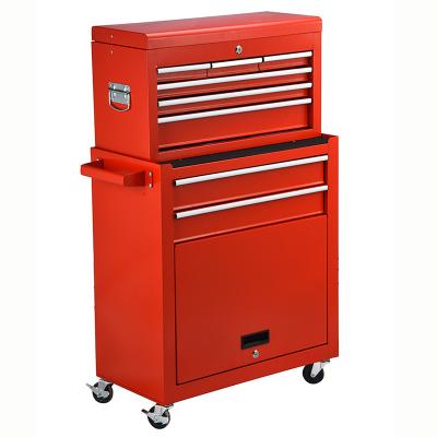 China Swivel Wheels 8 Drawer Rolling Tool Chest for sale