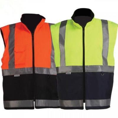 China Gewebe der Arbeitskraft-fertigte reflektierendes Sicherheits-Westen-300D Oxford das gestützte Logo besonders an zu verkaufen
