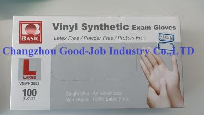 China Het Examenhandschoenen van pvc van ASTM D5250 Beschikbare Synthetische Vinyl Te koop
