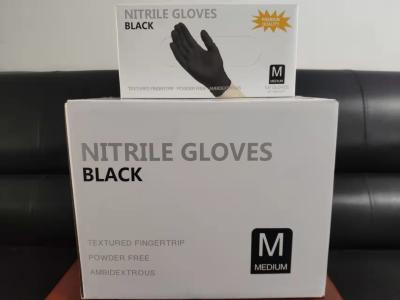 China Het automobiele Industriële Op zwaar werk berekende Nitril Gloves 5 Mil High Elasticity Powder Free Te koop