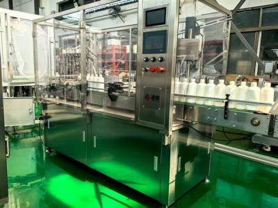 중국 자동 무세병, 무압력, 무충전, 무캡핑, 무정지 기능이 있는 100-500ml 플라스틱/유리 병용 액체 충전기 판매용