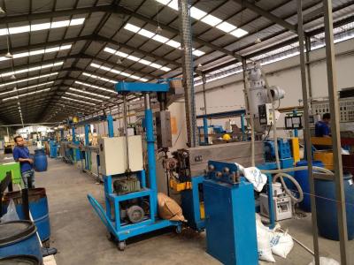 Cina macchina di fabbricazione del cavo 380v, macchina dell'espulsore del cavo del PVC in vendita