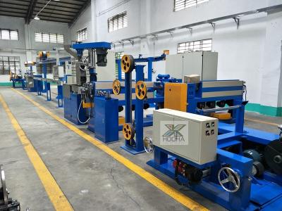 China Gêmeo - máquina da extrusora do cabo do parafuso 380v, máquina da fabricação de cabos do poder à venda
