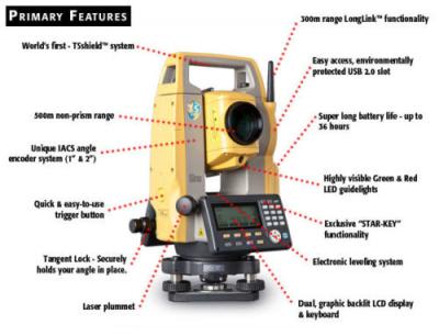 China Topcon 0S101,0S102,0S103,0S105,0S107 Total Station for sale