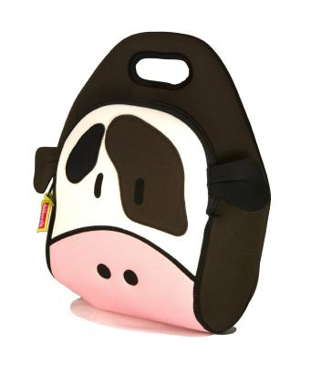 Cina Il totalizzatore termico adorabile del pranzo del neoprene per il ragazzo, mucca ha isolato le borse del pranzo in vendita