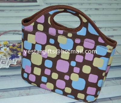 Cina Bene durevole pieghevole del totalizzatore del pranzo del neoprene del termale SBR con la maniglia molle della presa in vendita