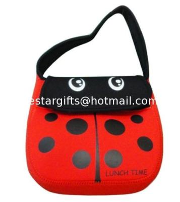 Cina Totalizzatore sveglio del pranzo del neoprene del fumetto isolato per i bambini con la tracolla in vendita
